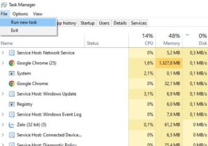 Máy tính bị mất file Explorer exe và cách khắc phục đơn giản