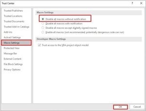 Lỗi Cannot insert object trong Excel [Đã sửa]